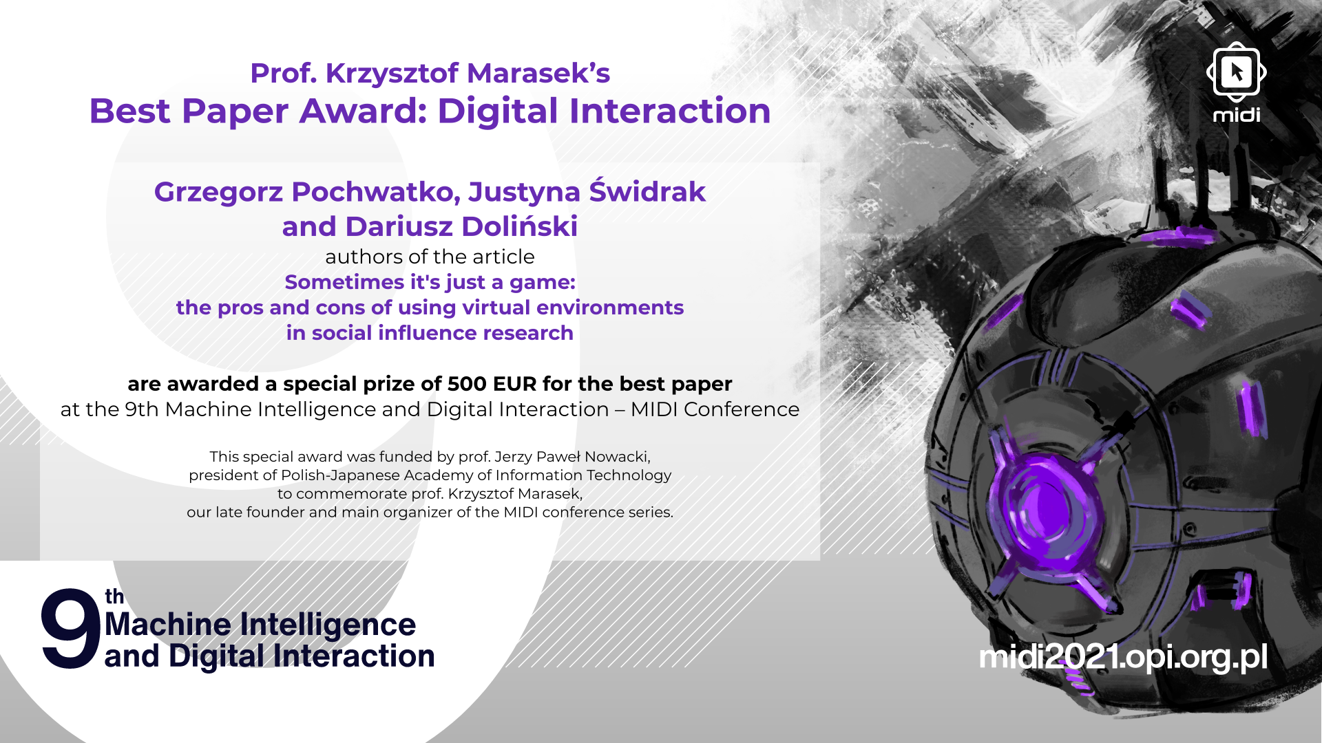 Programme – 9th Machine Intelligence and Digital Interaction – MIDI ...